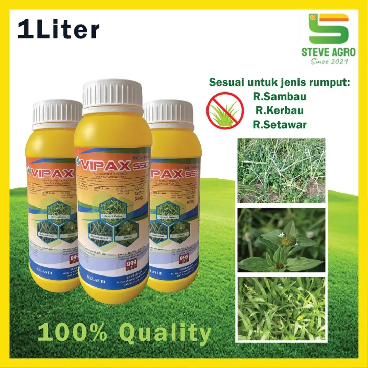 Vipax 550 Ametryn 50% (RACUN RUMPUT SUSU) Racun Rumput Sembau / Kerbau ...