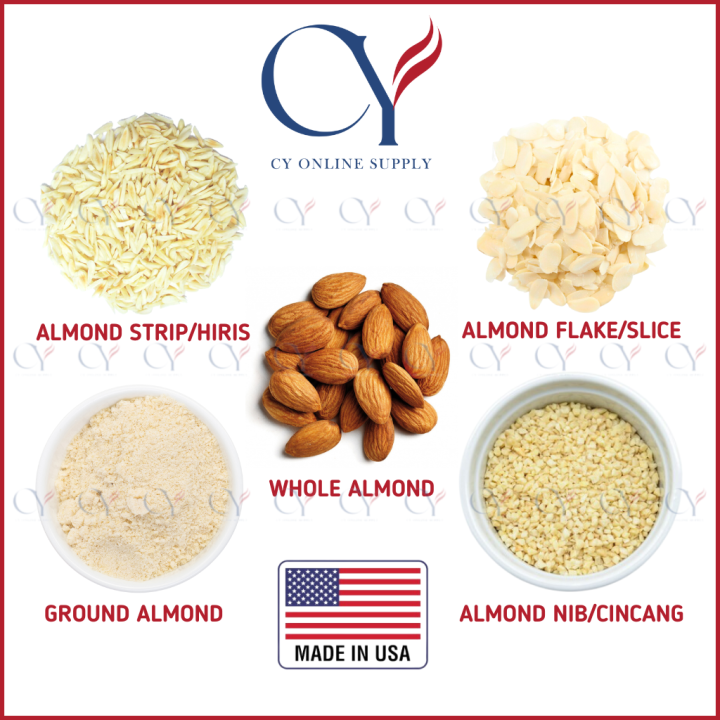 500g | 1kg Whole Almond Raw | Almond Slice | Almond Silvered | Almond ...