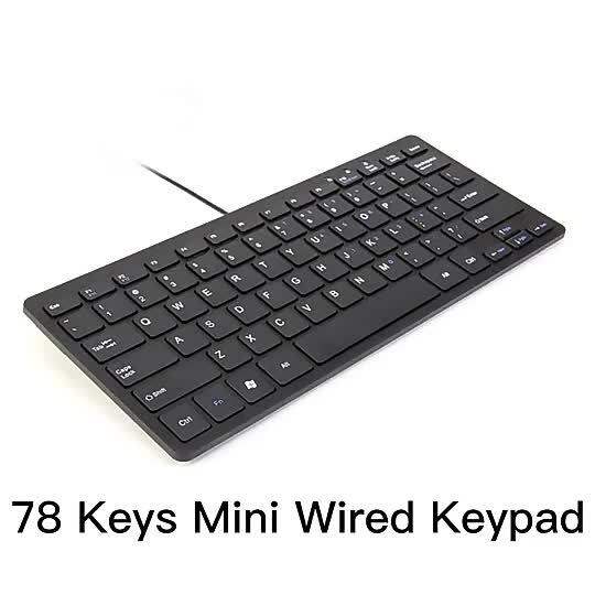 Ergonomic foot mute Compact slim USB keyboard for Laptop desktop ...