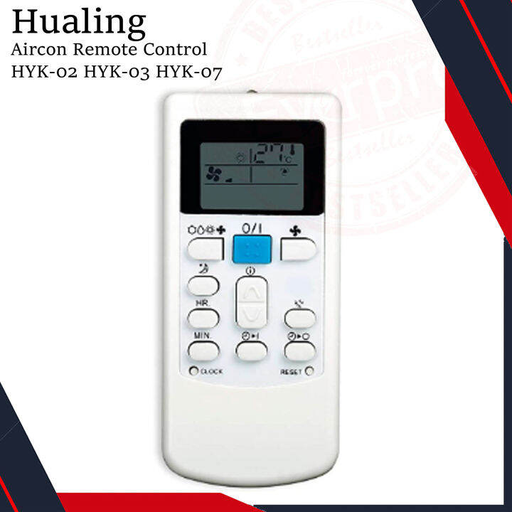 Hualing Air Conditioner Remote Control HYK-02 HYK-03 HYK-07 | Lazada