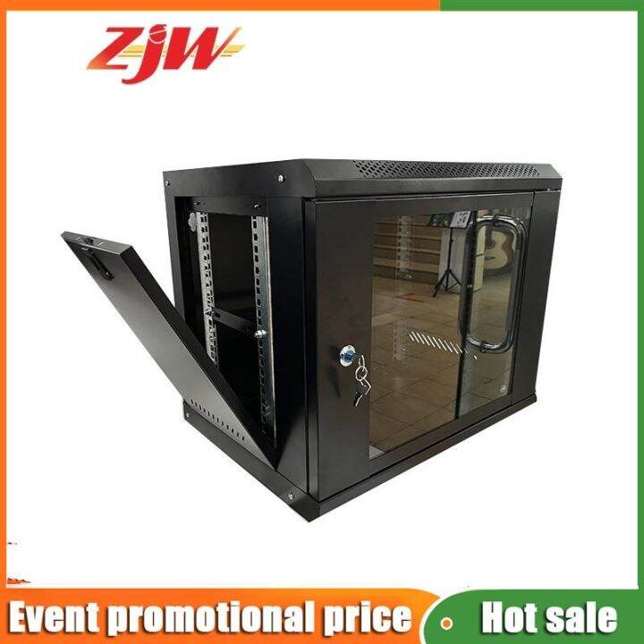 ZJW 4U / 6U / 9U Network Cabinet Wall-mounted Cabinet Monitoring Weak ...