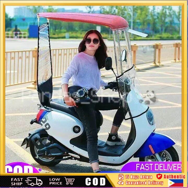 Electric Bicycle Windshield Awning Motorcycle Electric Bicycle Canopy ...
