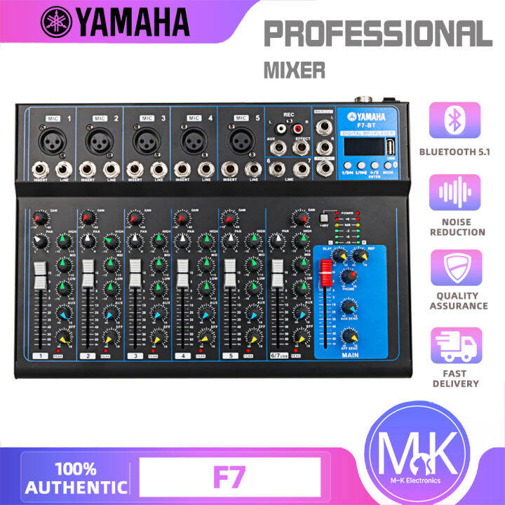 ♛Original Yamaha F4 F7 audio Series Stereo Mixer mixer 7 channel with ...