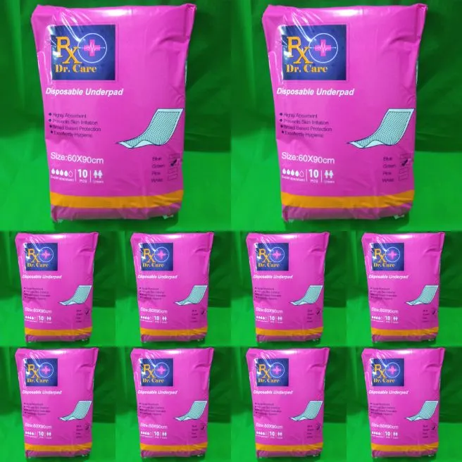 10Packs Rx Dr.care Underpads (10Pads/Pack) | Lazada PH
