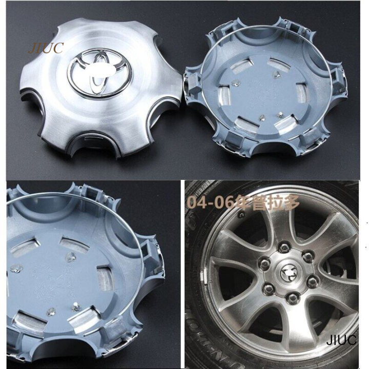 JC| 1/4 pcs Silver Full Chrome Wheel center Hub Cap hubcaps with car ...