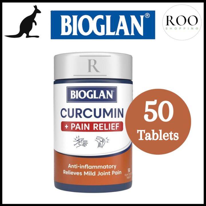 Bioglan Clinical Curcumin Plus Pain Relief 50 Tablets | Lazada