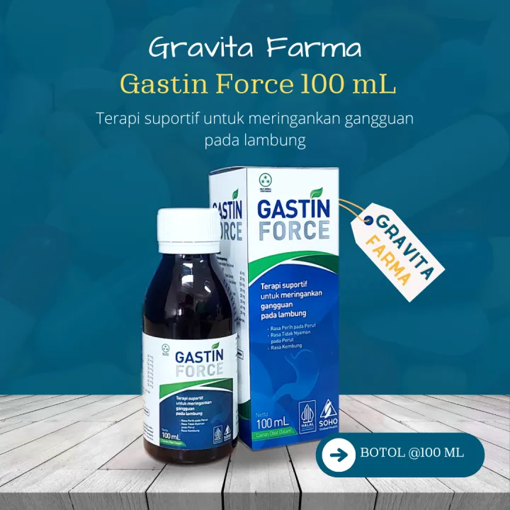Gastin Force Suspensi 100 mL - Meringankan Gangguan pada Lambung ...