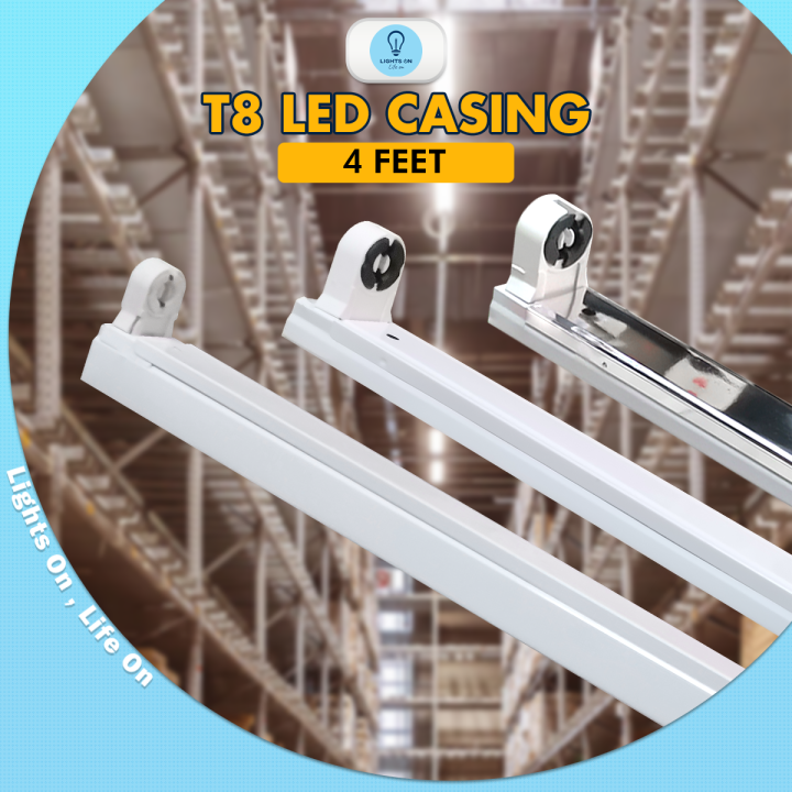 4ft T8 LED Tube Slim Casing Housing Sarang Lampu Panjang LED | Lazada