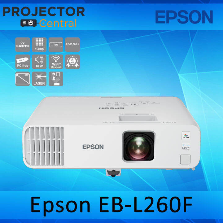 Epson EB-L260F Full HD Standard-Throw Laser Projector with Built-in ...