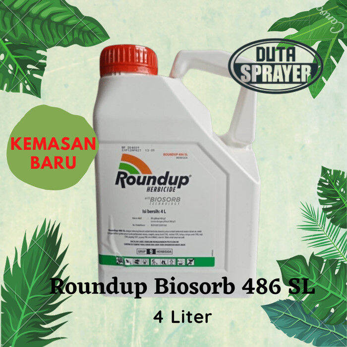 ROUNDUP 486 SL 4L Herbisida Pembasmi Rumput 4 liter | Lazada Indonesia