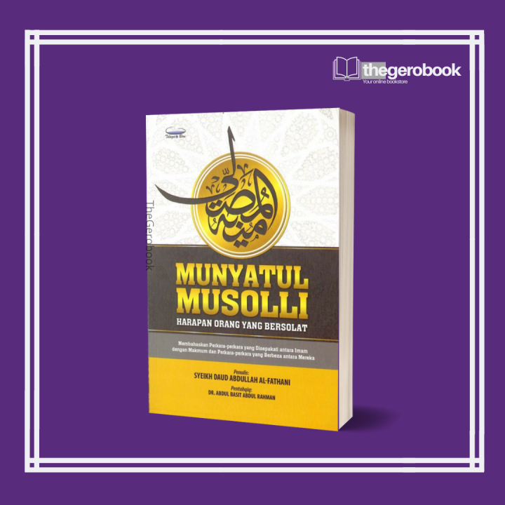 Munyatul Musolli | Telaga Biru | Agama | Buku Solat | Kitab Solat | Lazada