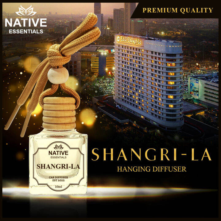 Native Essentials (Shangrila hotel scent "Inspired") Car Air Freshener / Hanging Diffuser – 10ml ...