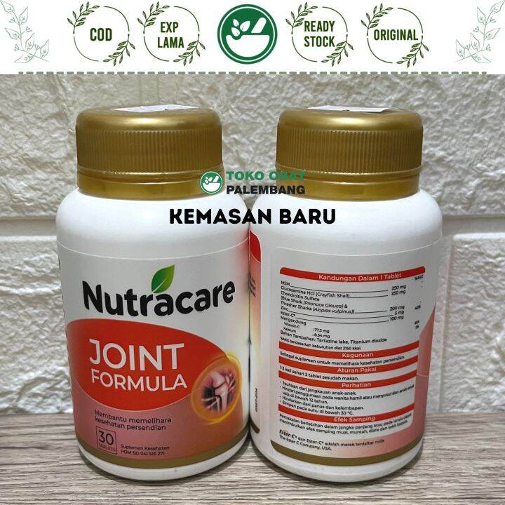 Nutracare Joint Formula 30 tablet Glucosamine Chondroitin sendi NUTRA ...