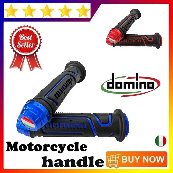 YAMAHA Mio Gear - HANDLE GRIP DOMINO RUBBER COLOR BLUE RED MIX BLACK ...