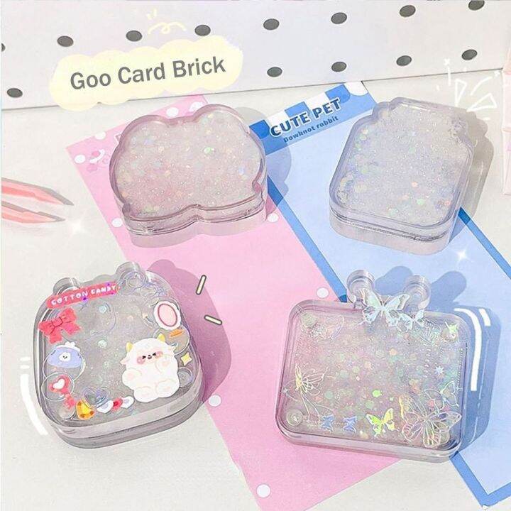COSE GuKa keychain gooka set Diy Transparent Acrylic Cards Stand Hand ...
