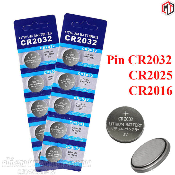 Pin CMOS CR2032 CR2025 CR2016 - Lithium 3V - Hàng Tốt | Lazada.vn