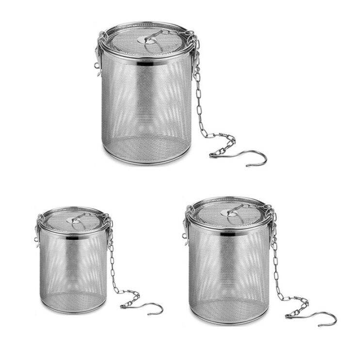 Portable Spice Seasoning Colander Basket Easy Clean Stainless Steel ...