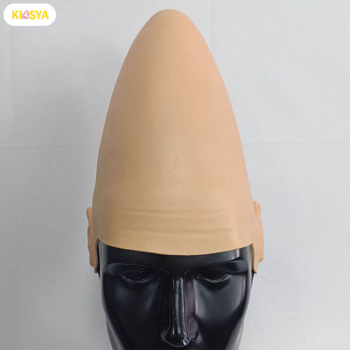 KISSYA Latex Makeup Bald Head Caps Adults Costume False Bald Wigs for ...
