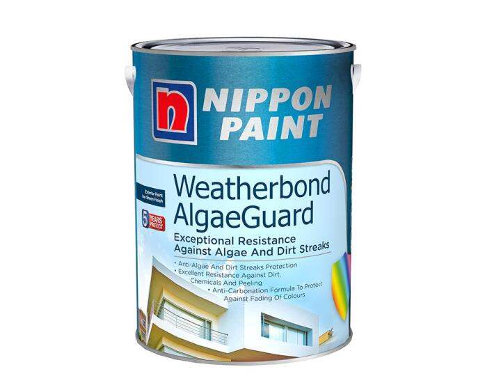 Nippon Paint Weatherbond AlgaeGuard - Base 1 - Cloud BS 00A01 - 5L ...