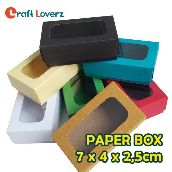 10pcs PAPER BOX 7x4x2,5 Box Mini Bross Box Tuspin Box Anting Box Cincin ...