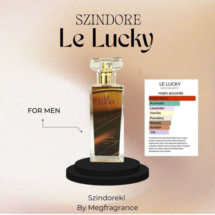Szindore Le Lucky Extrait De Parfum For Men | Lazada
