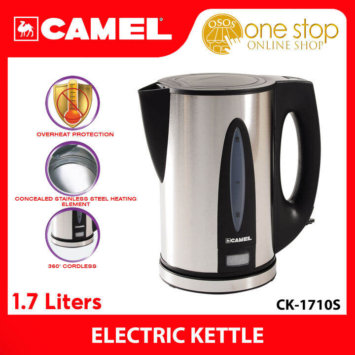 Camel Appliance Portable Water Heater Stainless Steel Electric Kettle 1 ...