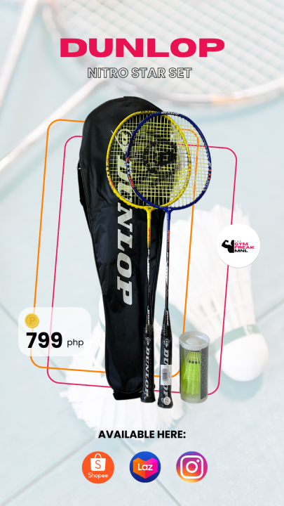 Dunlop Badminton Racket (Two Rackets) | Lazada PH