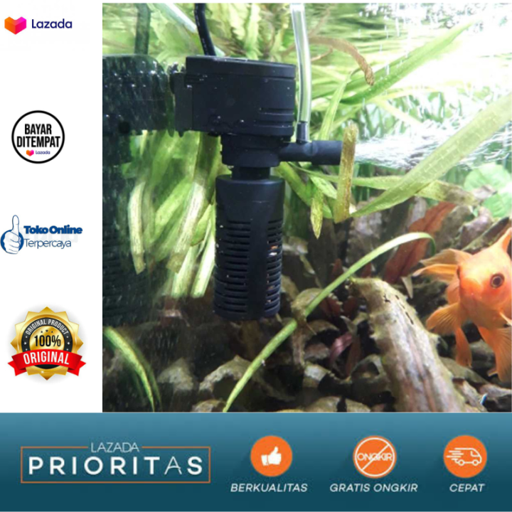 [BISA COD] Pompa Udara aerator akuarium aquarium oksigen untuk kolam ...