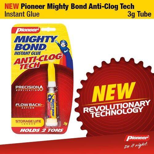 Pioneer Mighty Bond Anti Clog Tech 3g Instant Glue | Lazada PH