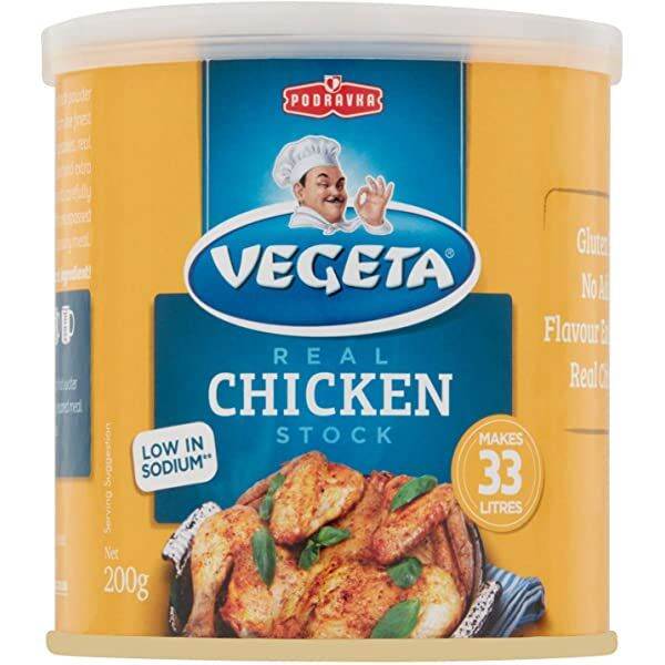 Vegeta Real Chicken Stock Powder Low in Sodium 180g | Lazada
