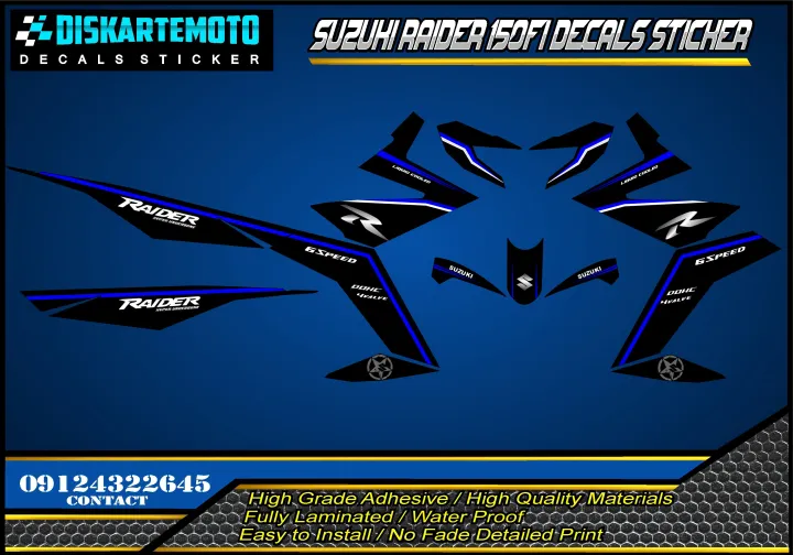 Raider 150 fi Sticker Decals | Lazada PH