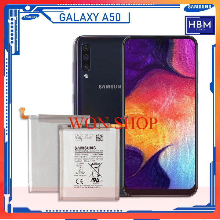 **แบตเตอรี่ Samsung Galaxy A50 ของแท้ รุ่น EB-BA505ABU (4000mAh ...
