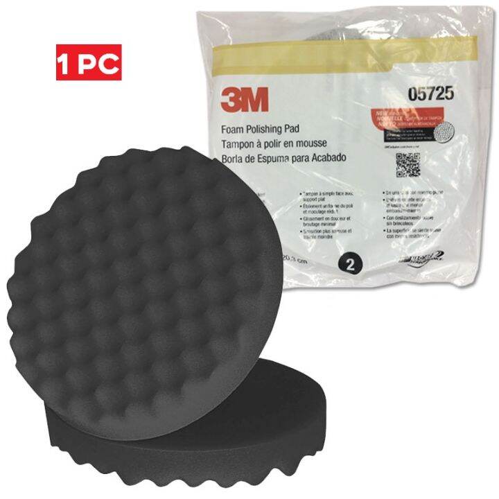 Busa Hitam 1pc - 3M 5725 Foam Polishing Pad 8 inch 203mm | Lazada Indonesia