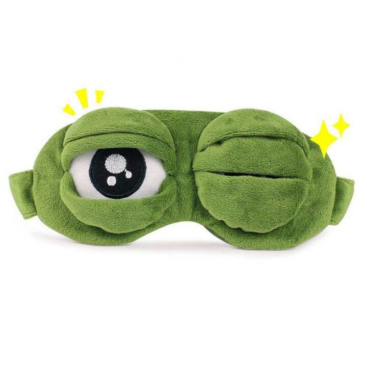[Ready Stock] Anime Pepe the frog Sad frog 3D Eye Cover Sleeping Funny ...