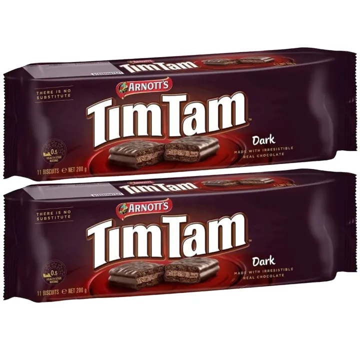 ARNOTT'S Tim Tam Dark 2pieces (200g per piece) | Lazada PH