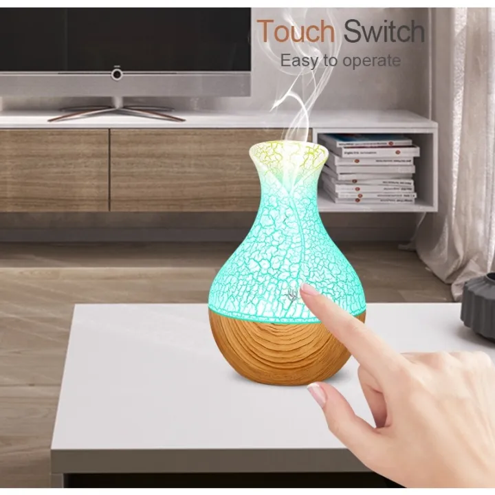 Oright 130ml Wooden Mini Humidifier Atomization Aroma Aromatherapy Air ...