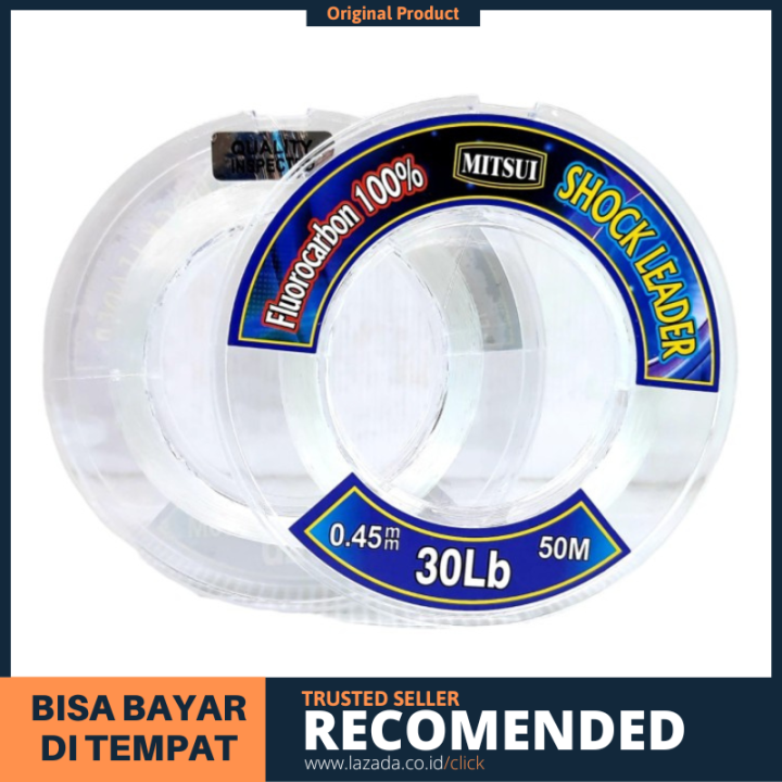 Senar Shock Leader Fluokarbon 100% Mitsui Panjang 50 meter - Senar ...