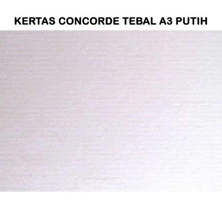 KERTAS CONCORDE A3 PUTIH TEBAL 220g | Lazada Indonesia