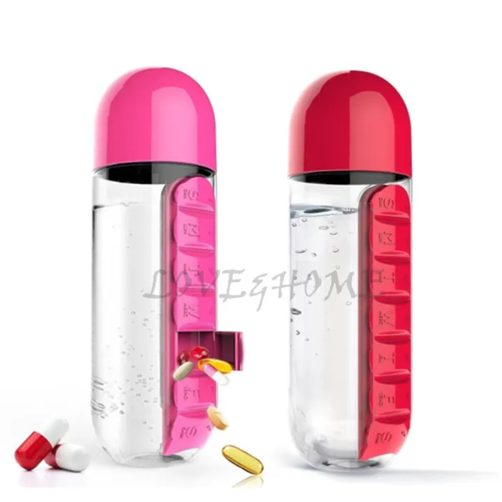Hi Pill & Vitamin Organizer Water Bottle | Lazada PH