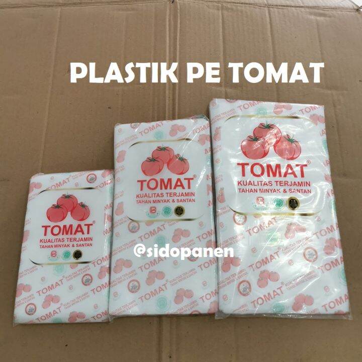 PLASTIK PE UKURAN 20x35 /2 kg BURAM BISA MOLOR MEREK TOMAT UNTUK ES ...