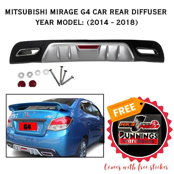 CPA 2014 2015 2016 2017 2018 Mitsubishi Mirage G4 Car Rear Bumper ...