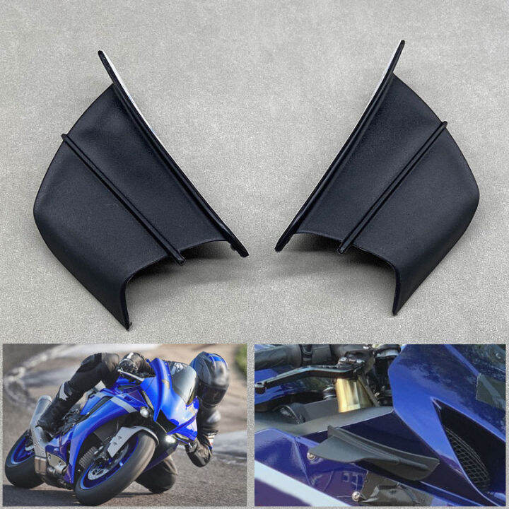 2021ใหม่รถจักรยานยนต์ Winglet Aerodynamic Wing Kit สำหรับ Yamaha YZF R1 ...