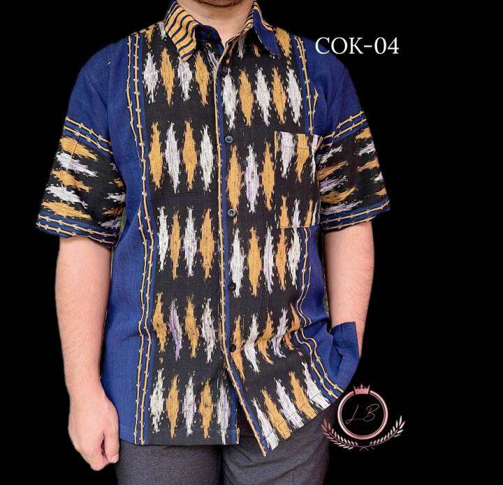 KEMEJA TENUN JEPARA HALUS / HEM TENUN JEPARA/ TENUN NTT / BAJU TENUN ...