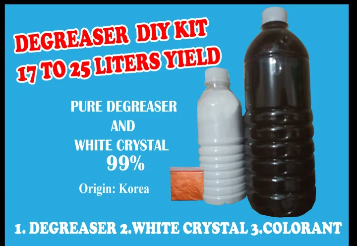 Degreaser diy kit 17 to 25 ltr yields YELLOW | Lazada PH