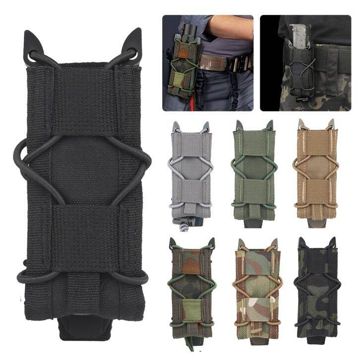 Ready Stock-Tactical 9mm Magazine Pouch Hunting Single Magazine Bag ...