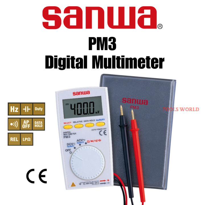 Sanwa PM3 Digital Multimeters - Original | Lazada