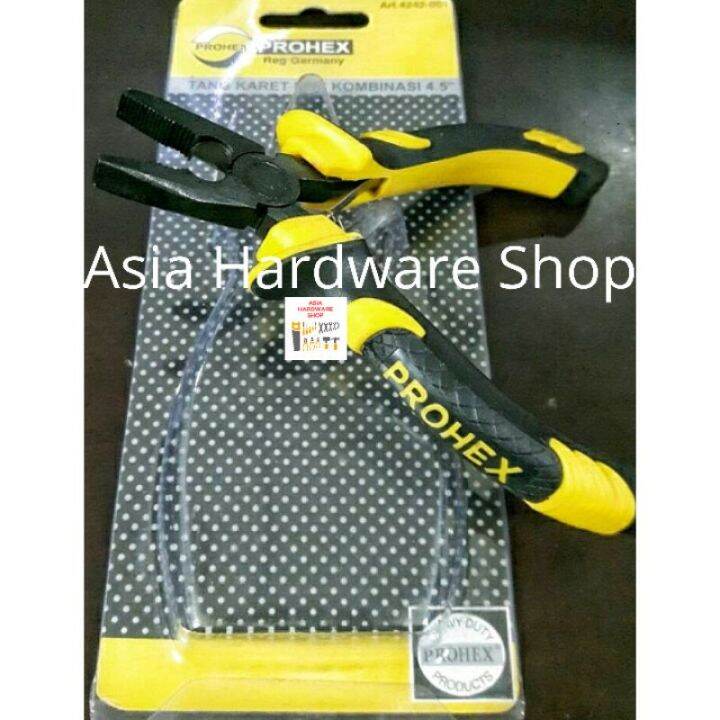 PROHEX Tang Kombinasi Mini 4.5" / 4.5 Inch Inci HASSTON Tang Kombinasi ...