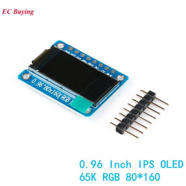 0.96 Inch IPS Display OLED Module for Arduino 80*160 65K Colorful RGB ...