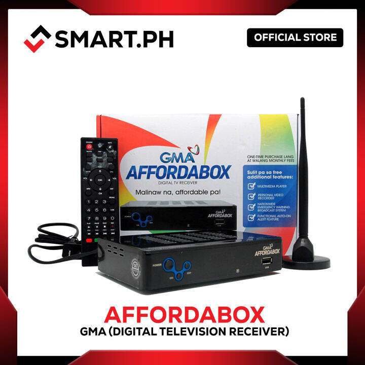 GMA Affordabox Digital TV Receiver for Digital Television Broadcast GMA ...