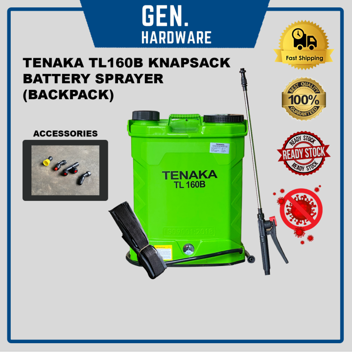 TENAKA POWER KNAPSACK SPRAYER TL160B 16L PAM RACUN FERTILISER SPRAYER ...